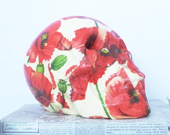 Decoupage Skull - Etsy