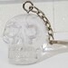 3D Skull Key Ring Resin Skull Charm | Etsy