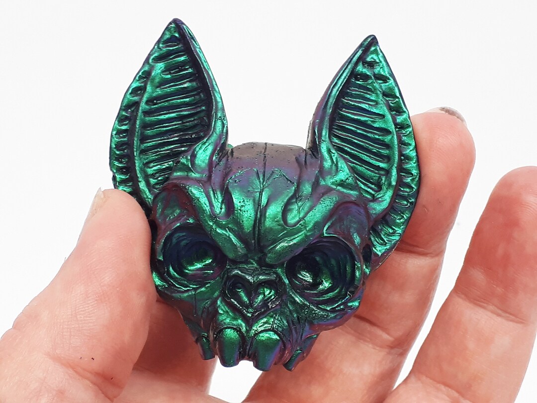 Bat Head, Bat Necklace, Key Ring, Hanging Decoration or Fridge Magnet ...