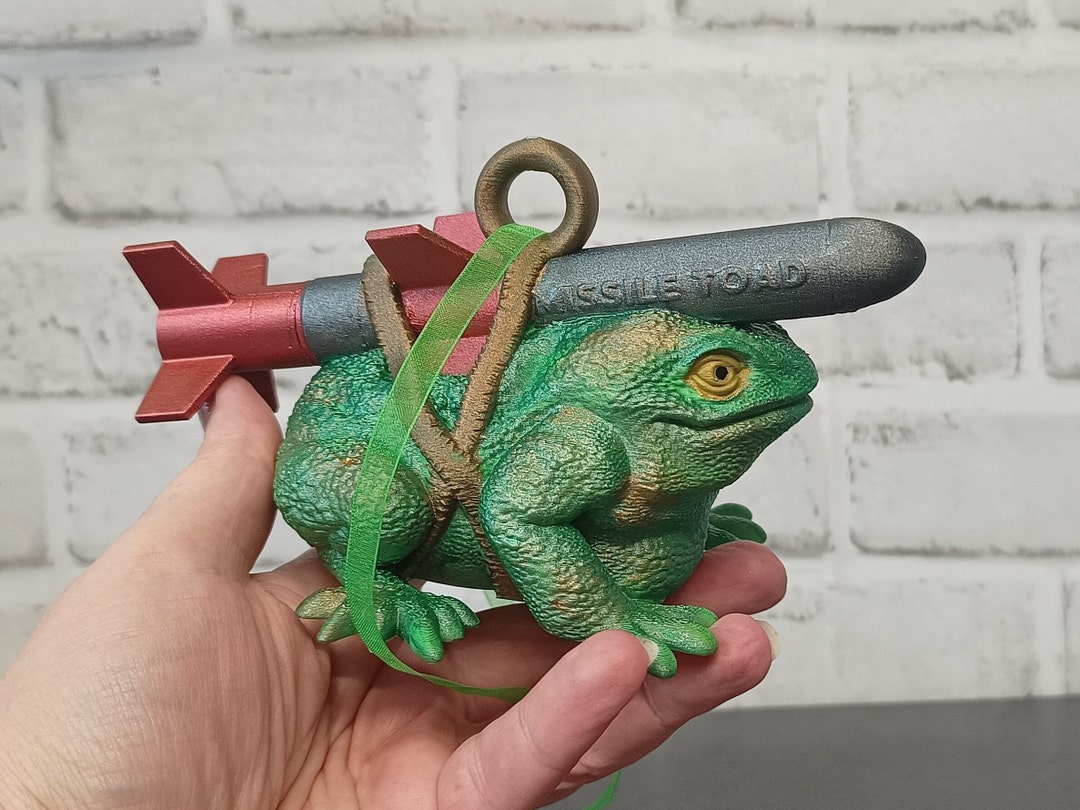 Giant Missile Toad Bauble: 3D Printed Christmas Ornament - Etsy
