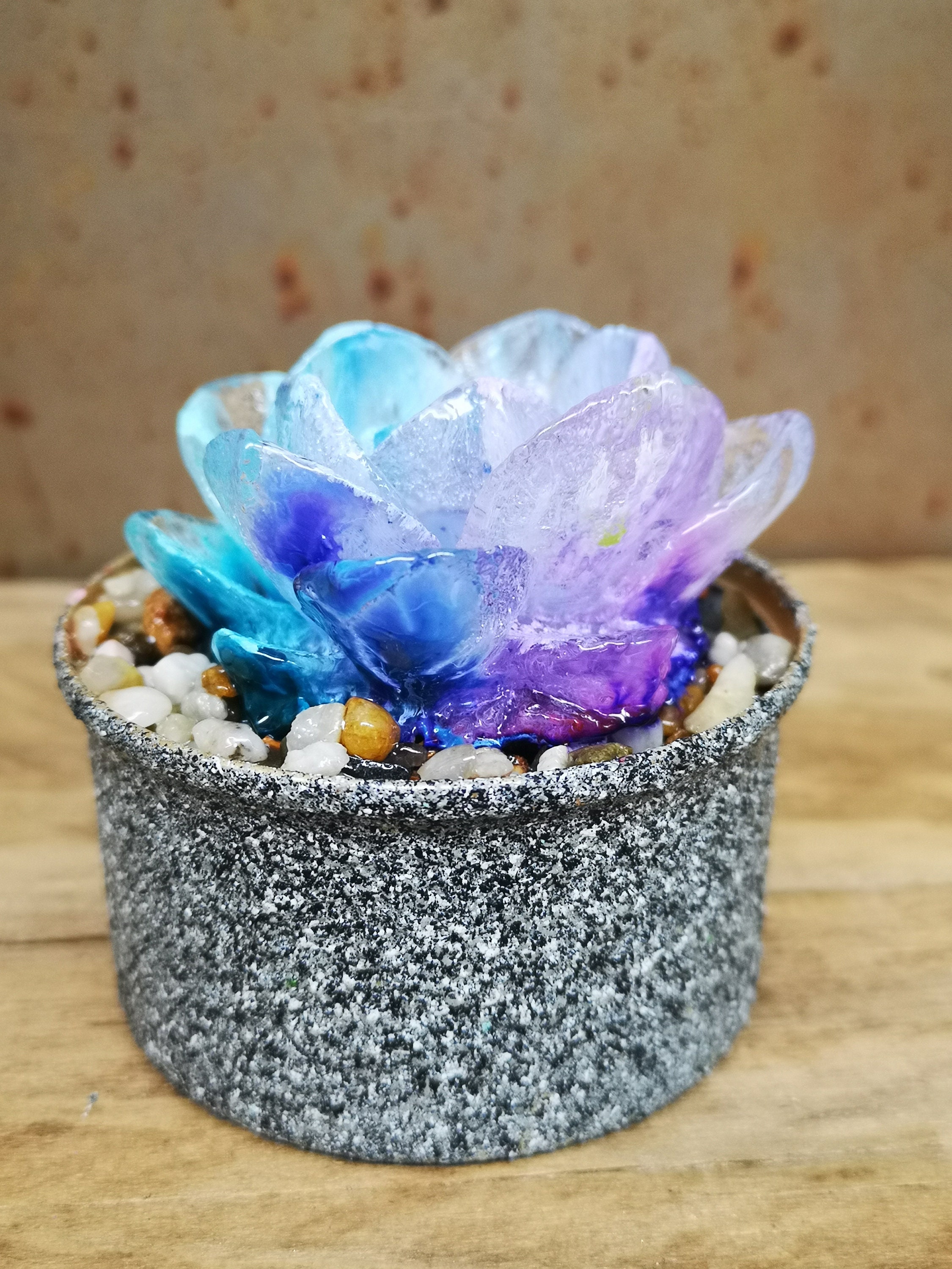 Succulents Resin Flower Decorative Resin Succulent - Etsy UK