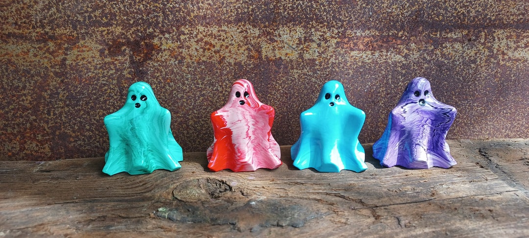 Marble Effect Ghost Statue: Gothic Home Decor Ornament - Etsy UK