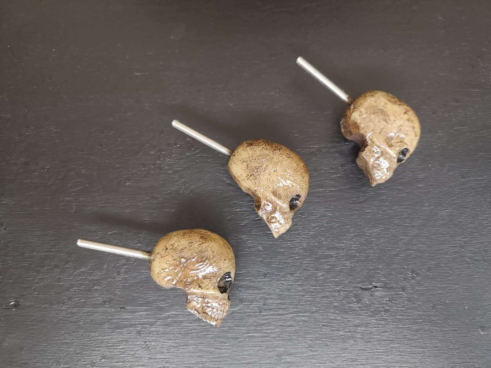 Skull Knobs Resin Skull Knobs Skull Drawer Pulls Made to - Etsy