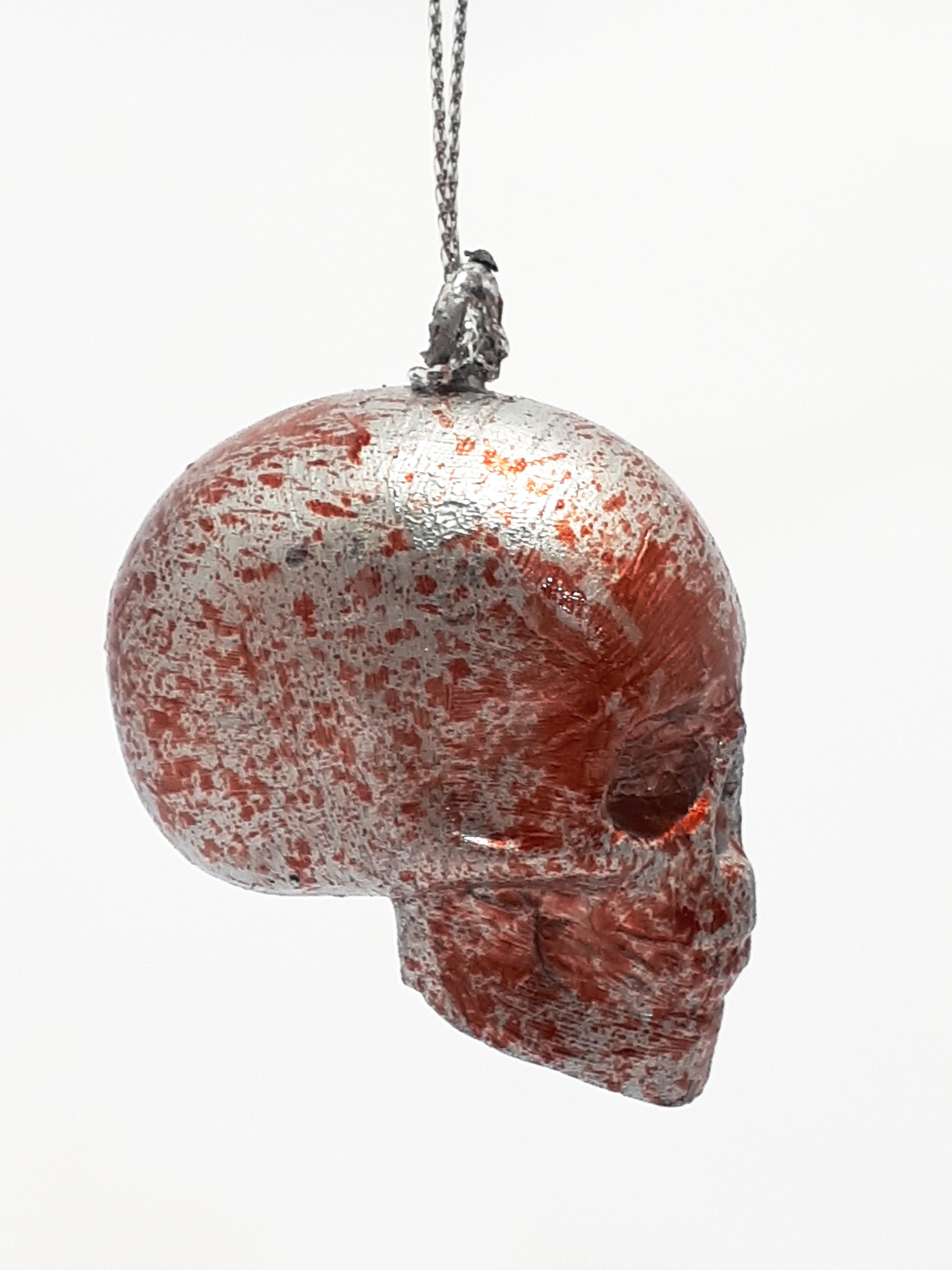 Blood Splatter Skull Bauble Bloody Drip Skull Bauble Skull | Etsy UK