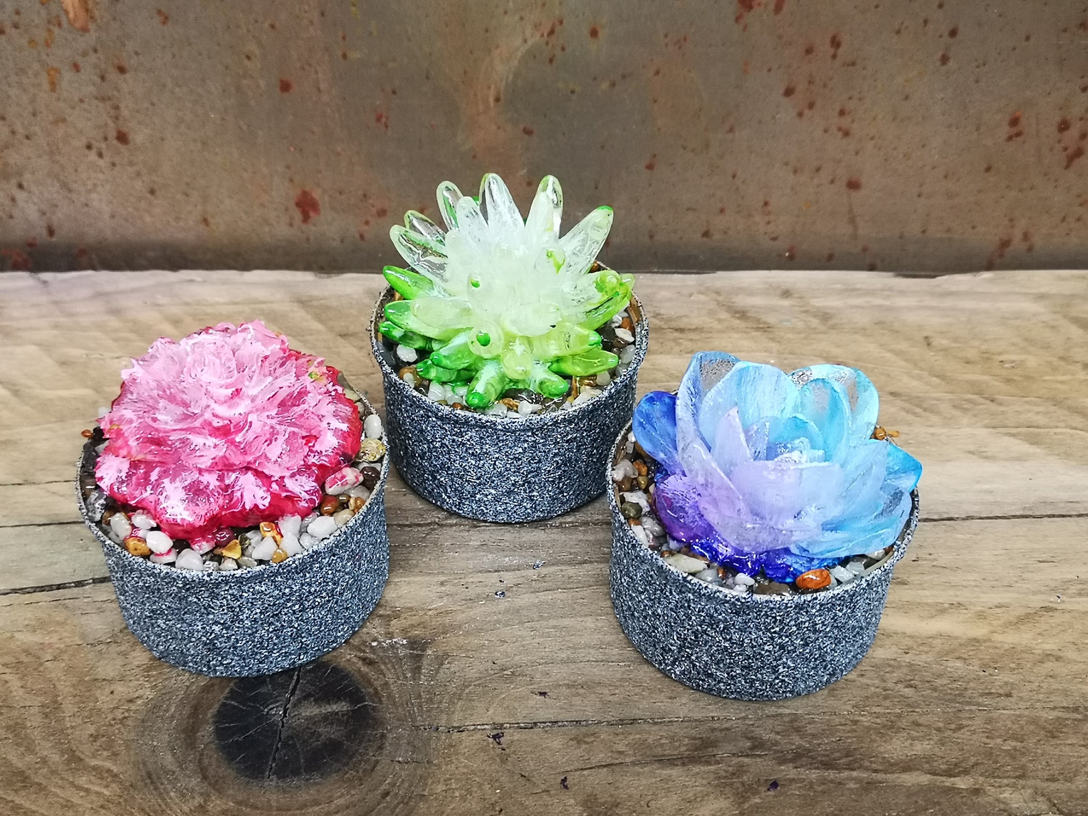 Succulents Resin Flower Decorative Resin Succulent - Etsy UK