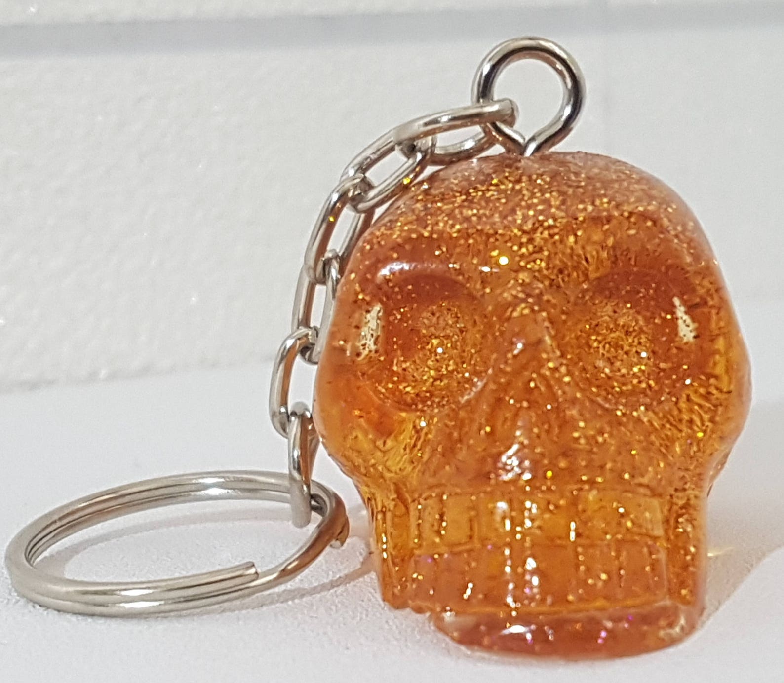 3D Skull Key Ring Resin Skull Charm | Etsy