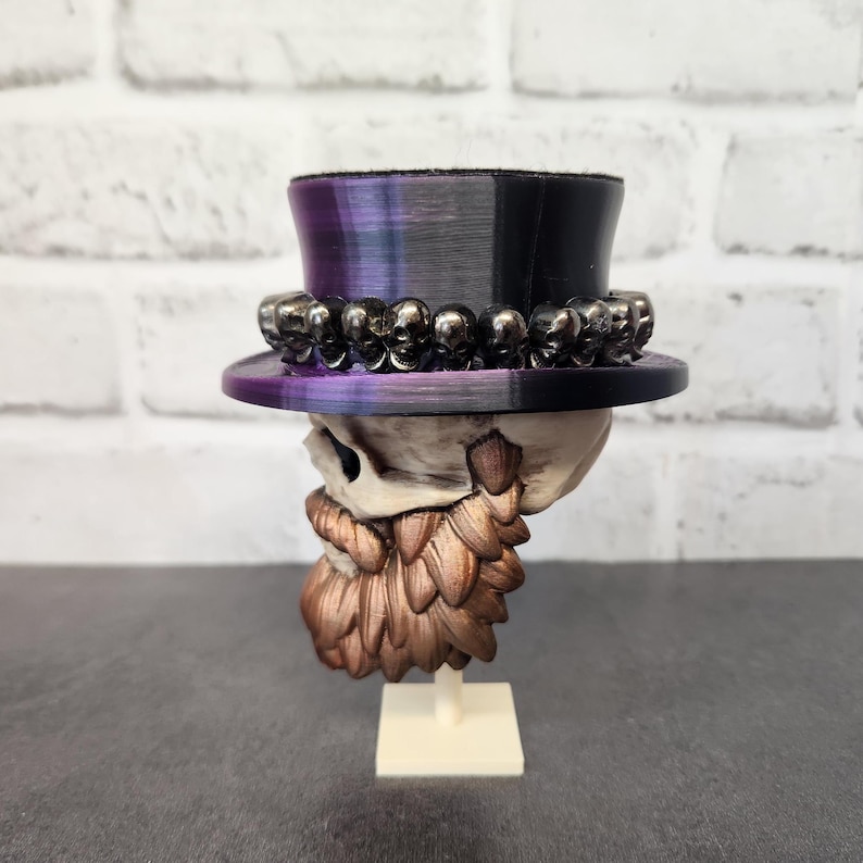 Top Hat Skull, 3D Printed Skull - Etsy