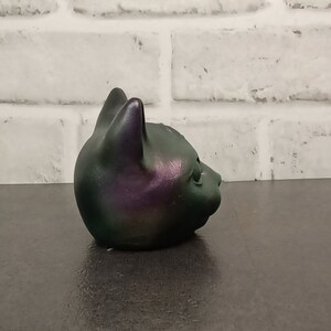 Cat Head Ornament. Chameleon Effect Cat - Etsy