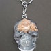 Skull Key Ring, Resin Skull Bag Charm, Poppy Jasper Stone - Etsy UK