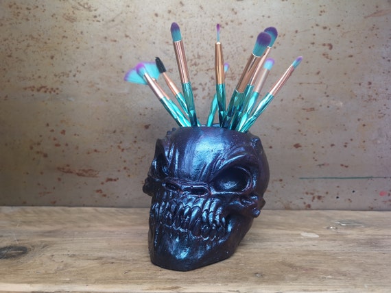 Alien Skull Alien Skull Pot Pen Holder Skull | Etsy