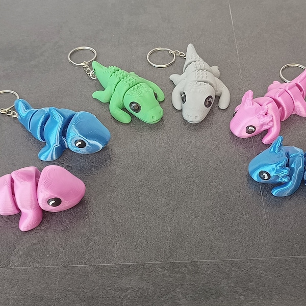 3d Printed Animal Keyrings - Etsy