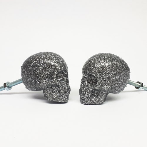 Skull Knobs Resin Skull Knobs Skull Drawer Pulls Made to - Etsy