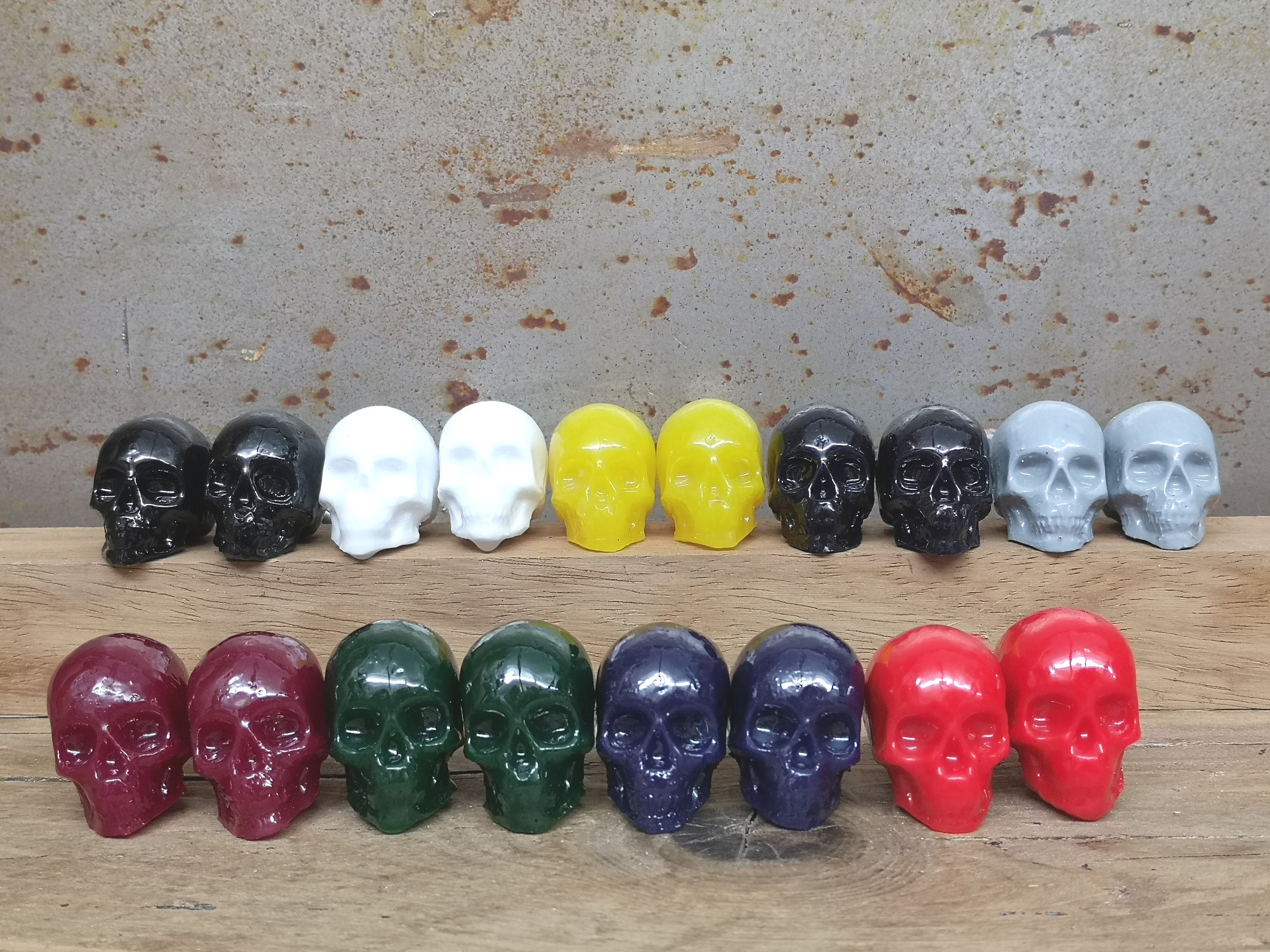 Skull Knobs Resin Skull Knobs Skull Drawer Pulls Made to - Etsy UK