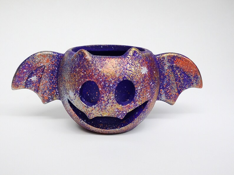 Bat Tea Light Candle Holder Halloween Bat | Etsy