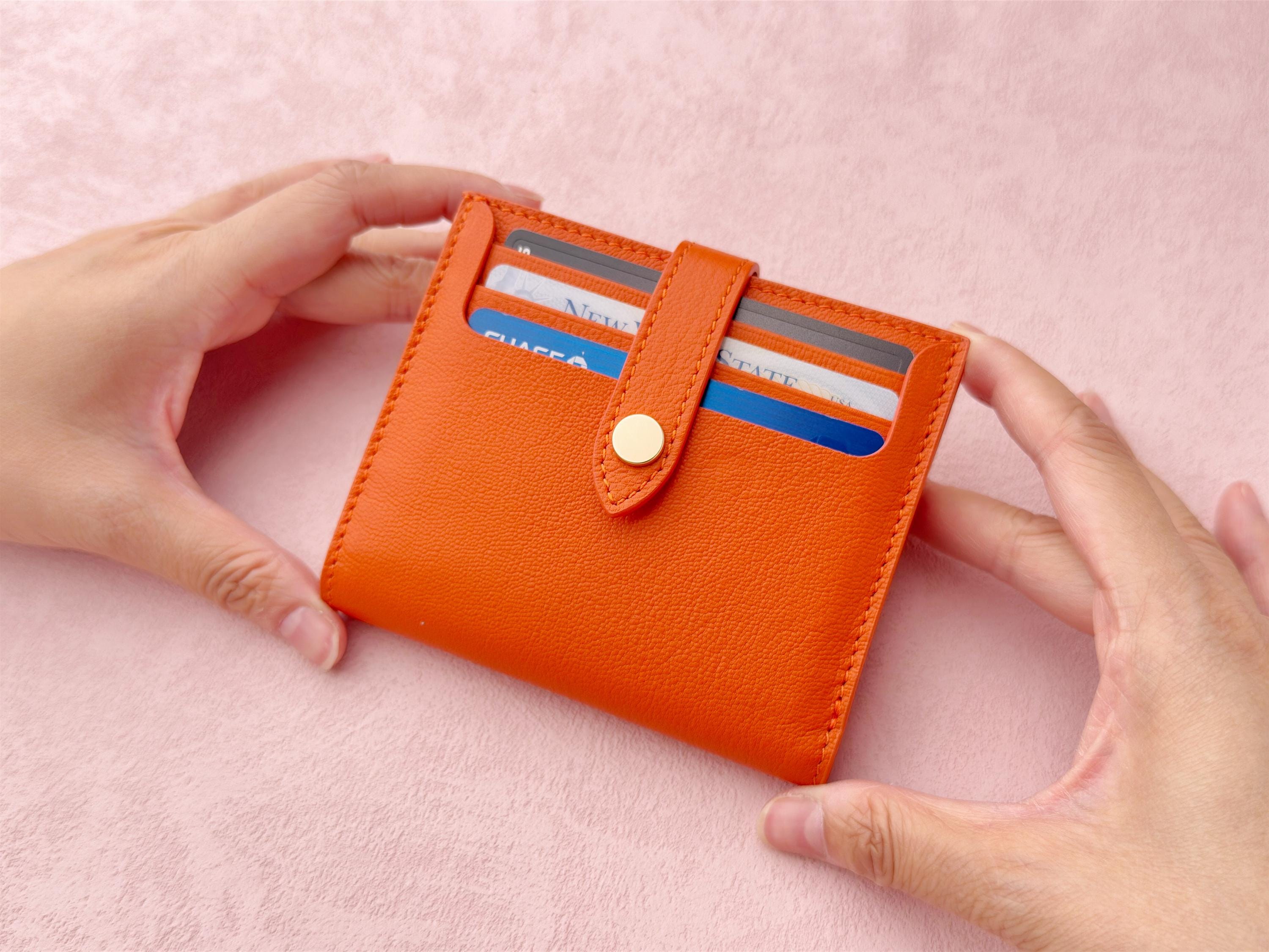 Folded Wallet With Coin Zipper Bi-fold Wallet With All Function, Wallet ...