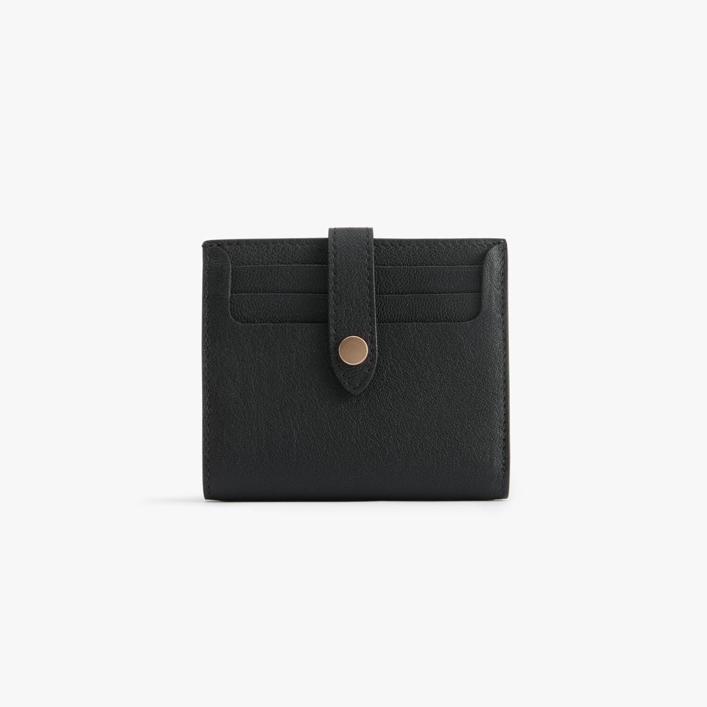Folded Wallet With Coin Zipper Bi-fold Wallet With All Function, Wallet ...