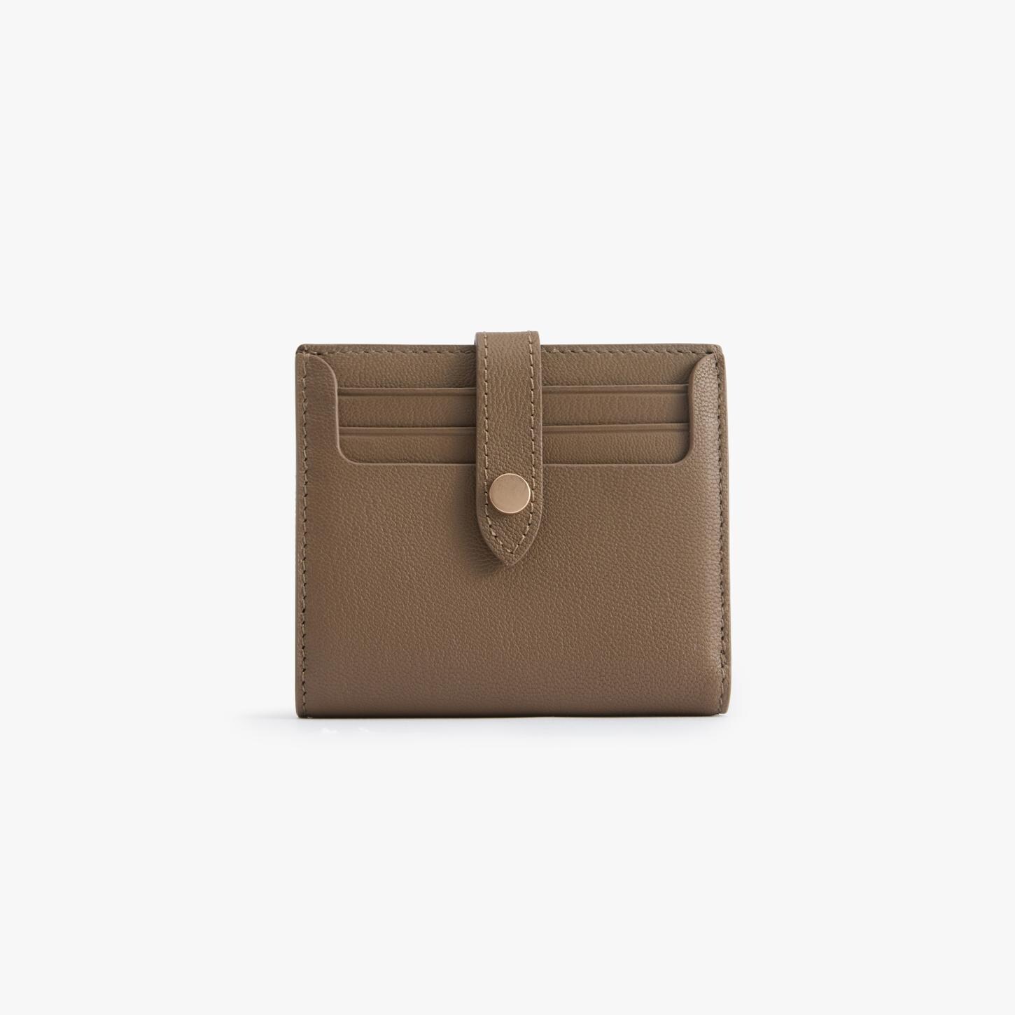 Folded Wallet With Coin Zipper Bi-fold Wallet With All Function, Wallet ...