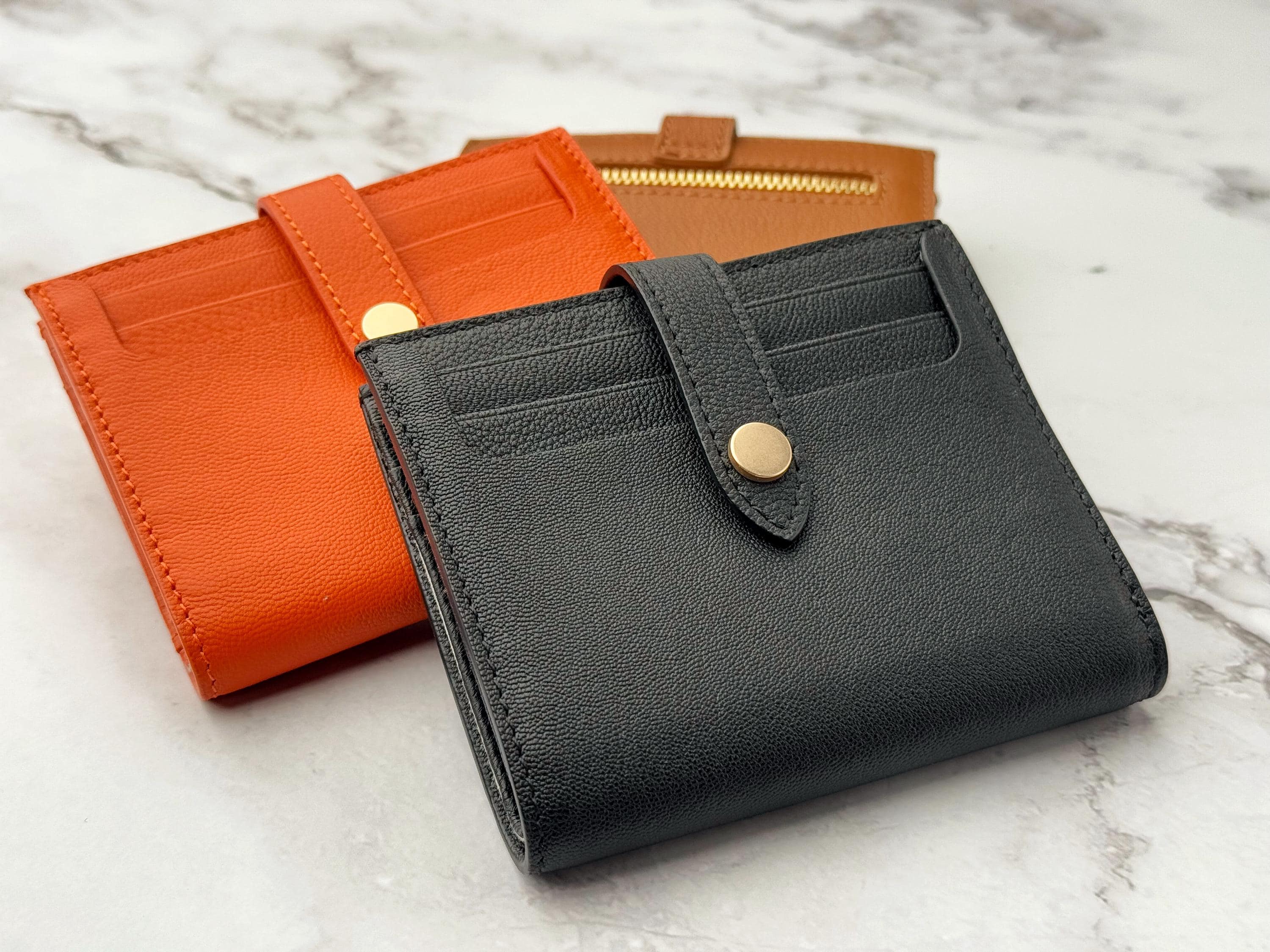 Folded Wallet With Coin Zipper Bi-fold Wallet With All Function, Wallet ...