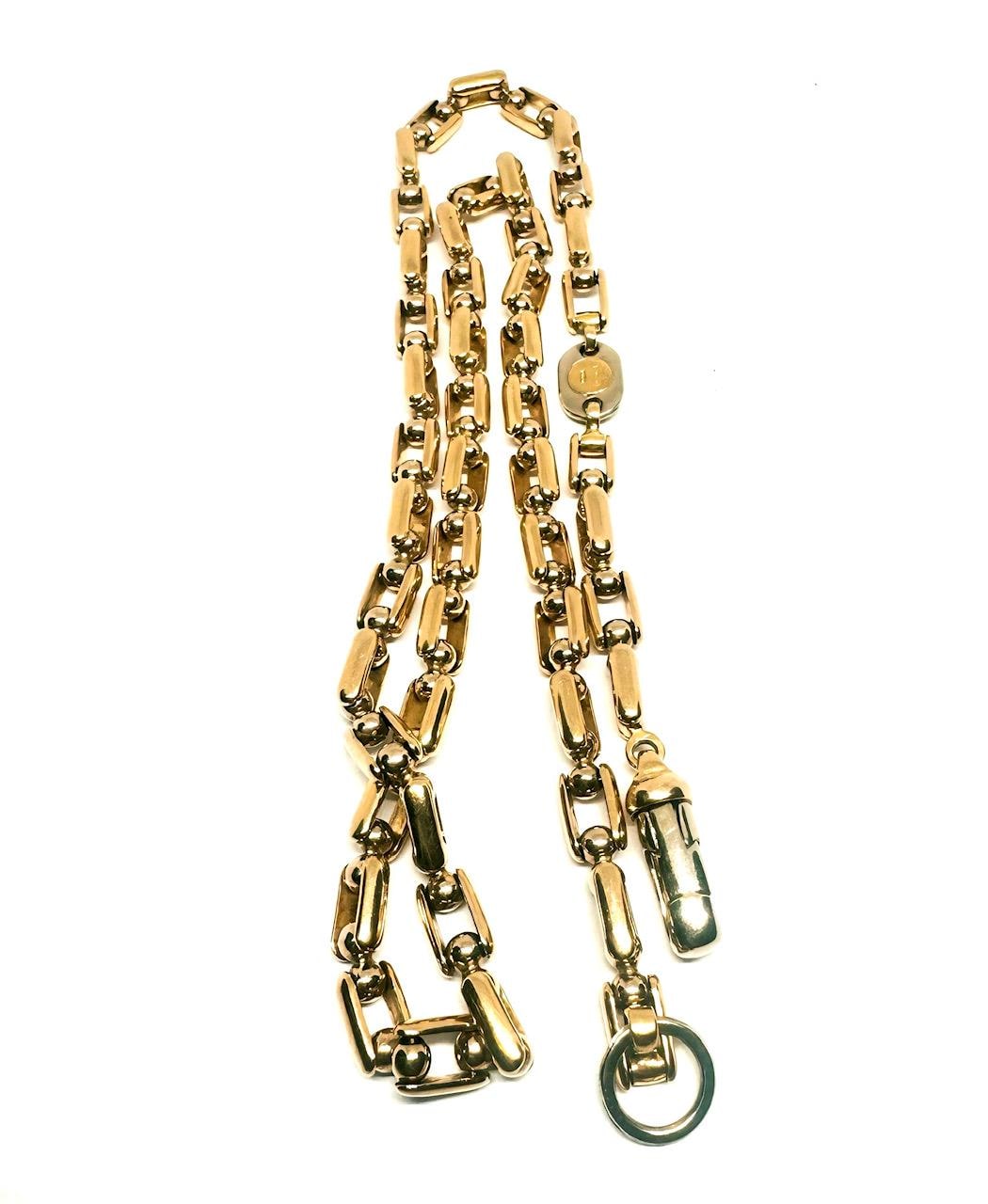 Vintage Sauro Brev Italy 18K Solid Gold Chain Necklace - Etsy