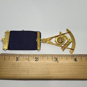 1934s 14k Gold Freemason Past Masterspringfield Lodge Masonic Pin - Etsy