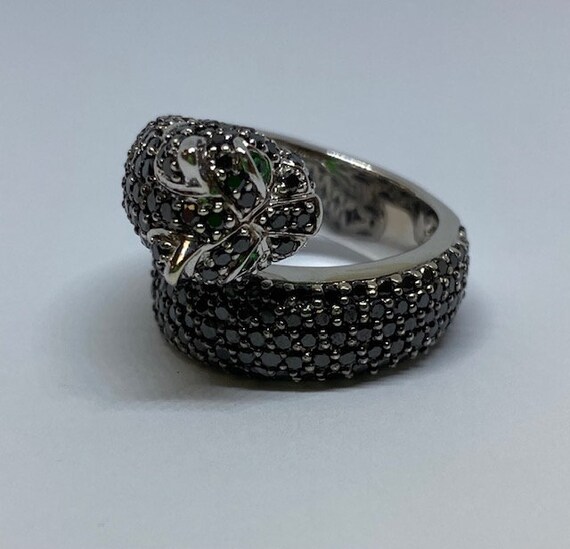 Sonia Bitton Black Diamond Panther Wrap Around Ring -… - Gem