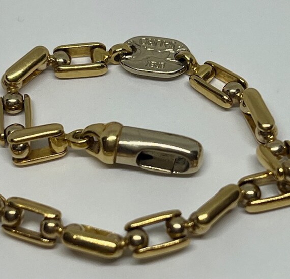 Mens Italian Sauro Brev 18K Yellow/White Gold Two-Ton… - Gem