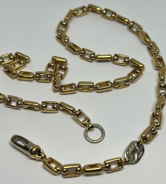 Mens Italian Sauro Brev 18K Yellow/White Gold Two-Ton… - Gem