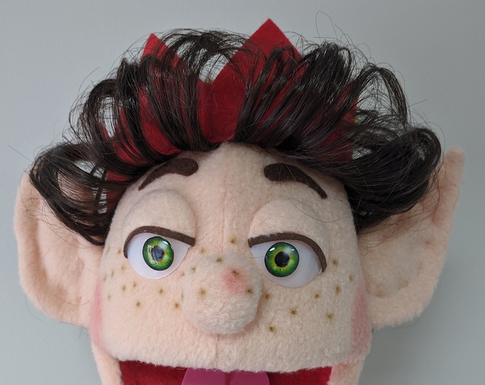 Puppet, Hand and Rod, With 2 Feather Plumes and 1 Hand Rod. Adult Size ...