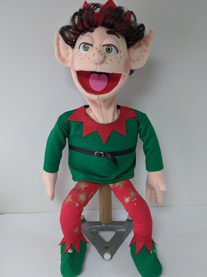 Handmade Elf Ventriloquist Puppet, Christmas Funny Puppet - Etsy