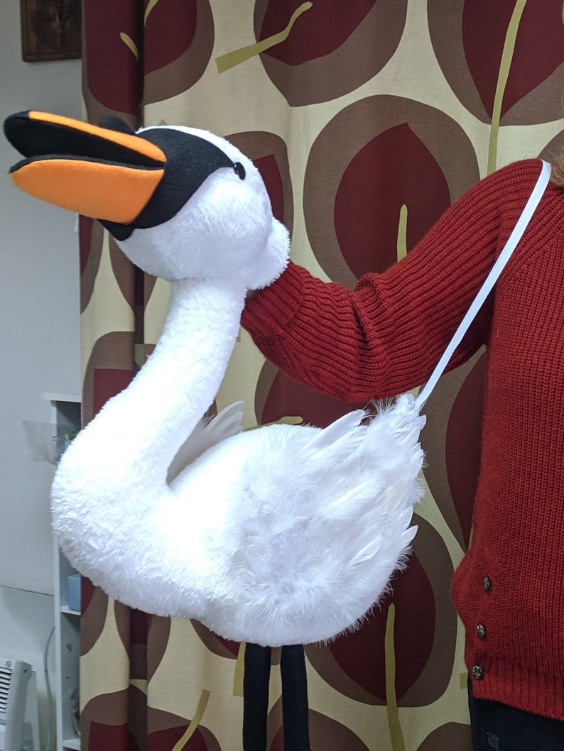 Swan Custom Handmade Puppet by Your Design or Photo - Etsy