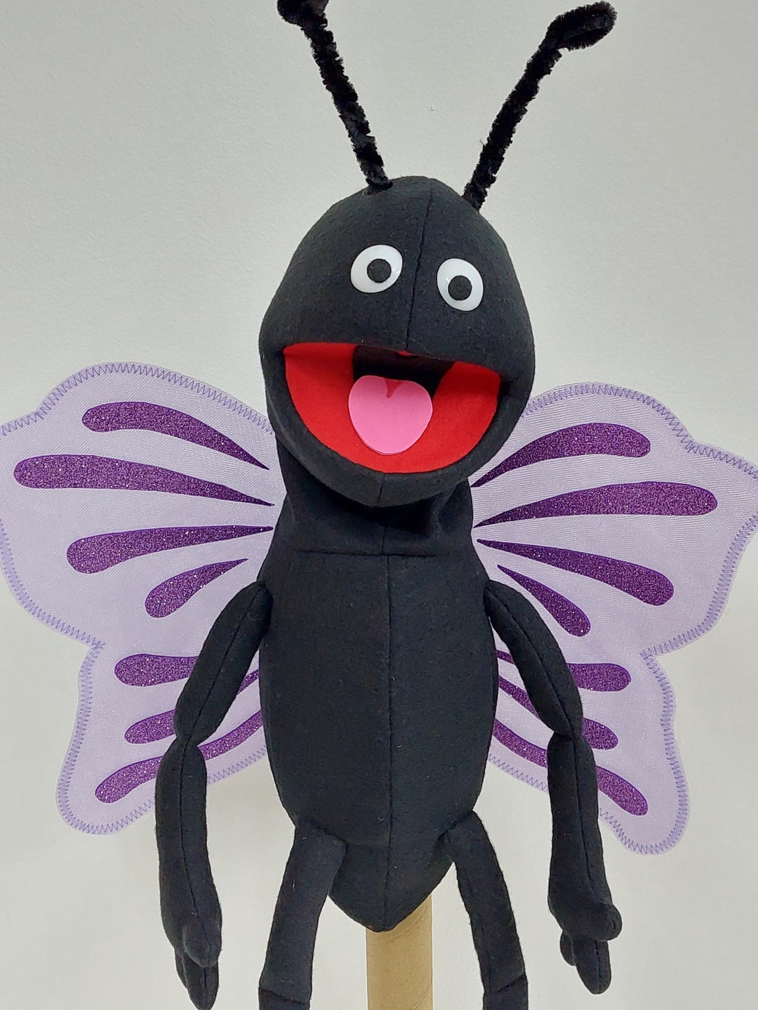 Butterfly Ventriloquist Puppet, Funny Puppet, Professional Style Hand ...