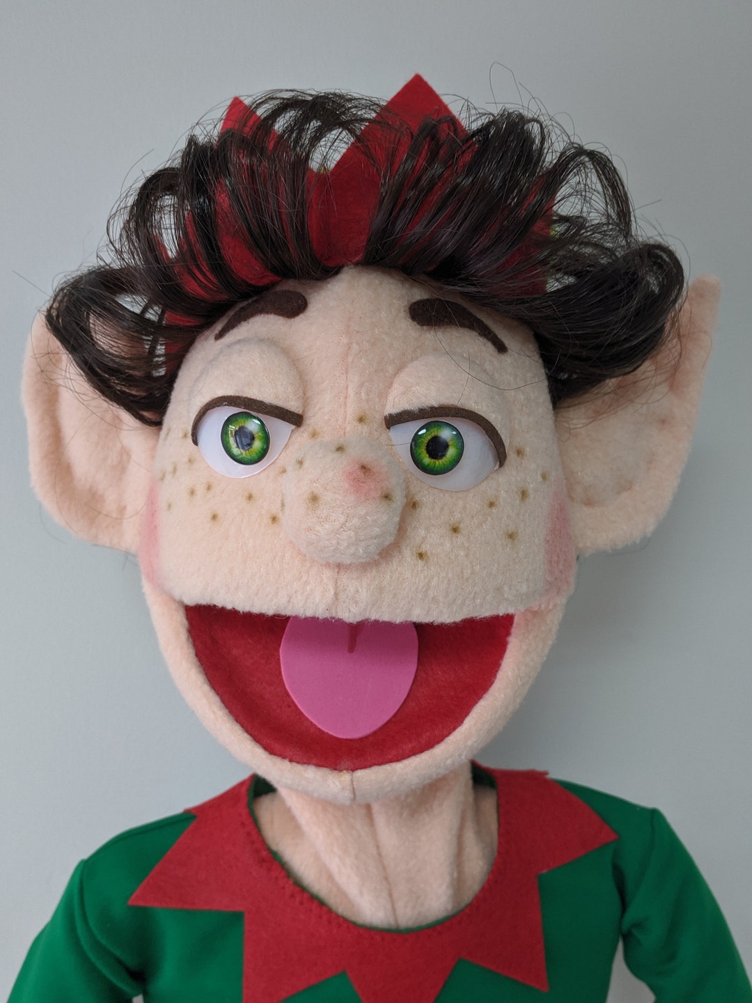 Handmade Elf Ventriloquist Puppet, Christmas Funny Puppet - Etsy