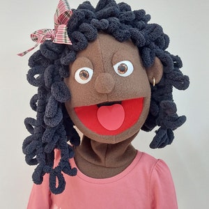 Professional African Girl Ventriloquist Puppet, Funny Full Body Puppet ...