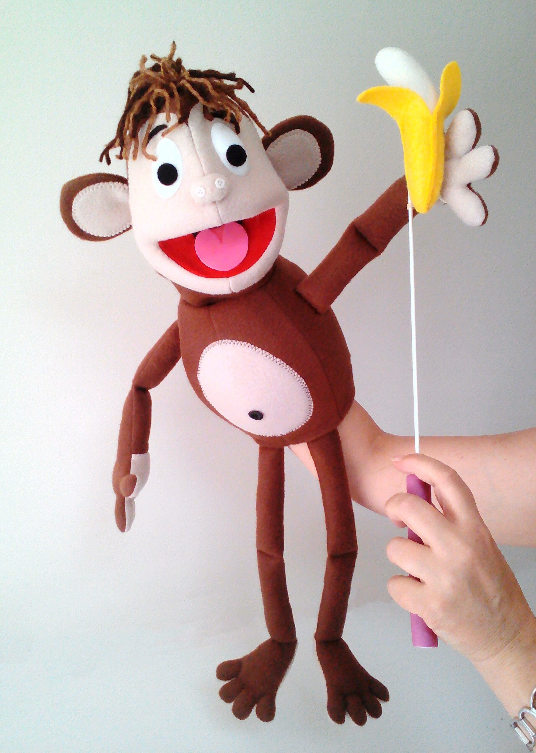 Monkey Ventriloquist Puppet Funny Full Body Puppet - Etsy UK