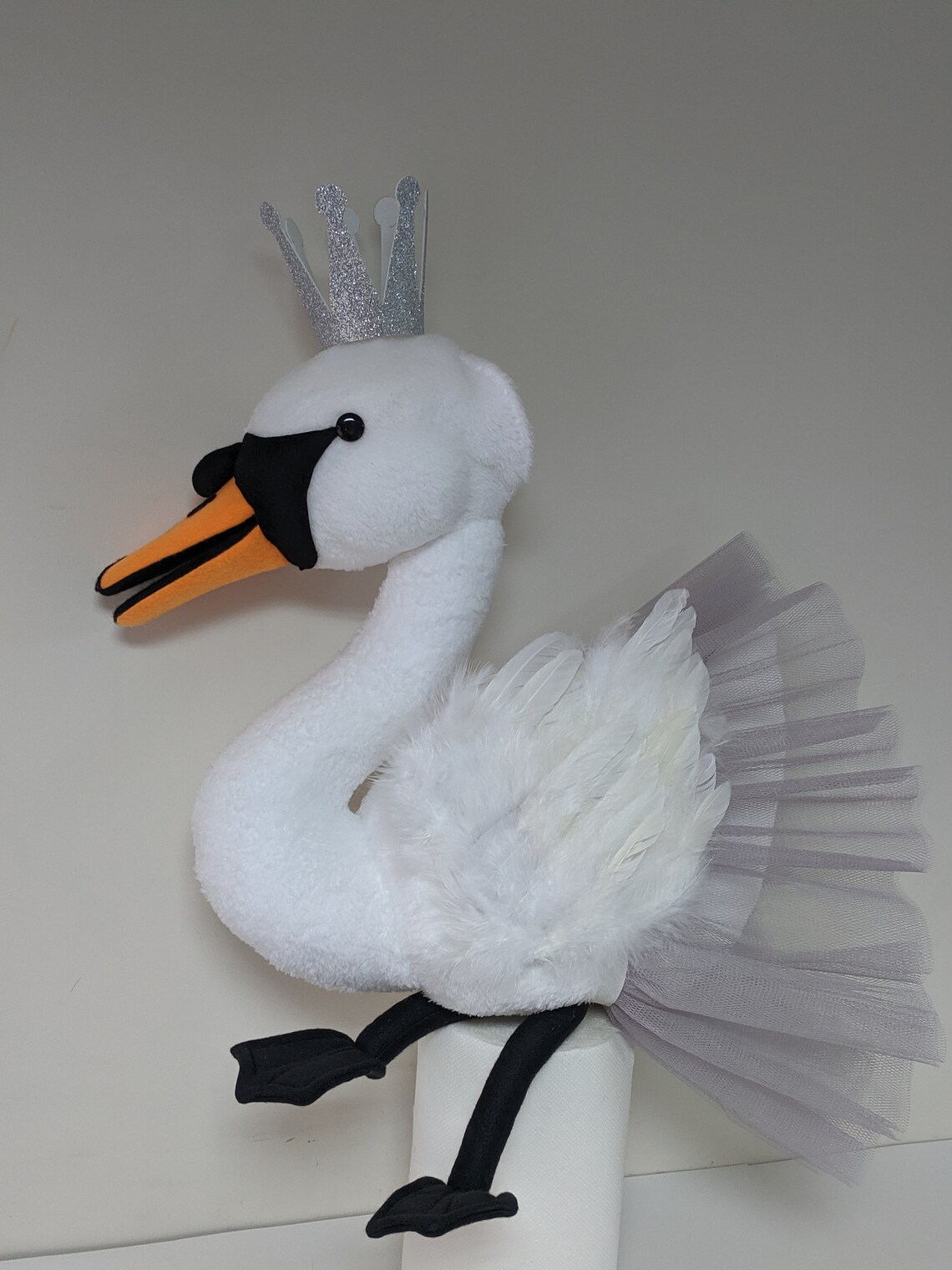 Swan Custom Handmade Puppet by your design or photo | Etsy