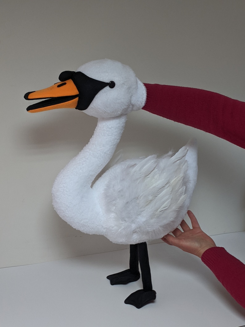 Swan Custom Handmade Puppet by Your Design or Photo - Etsy