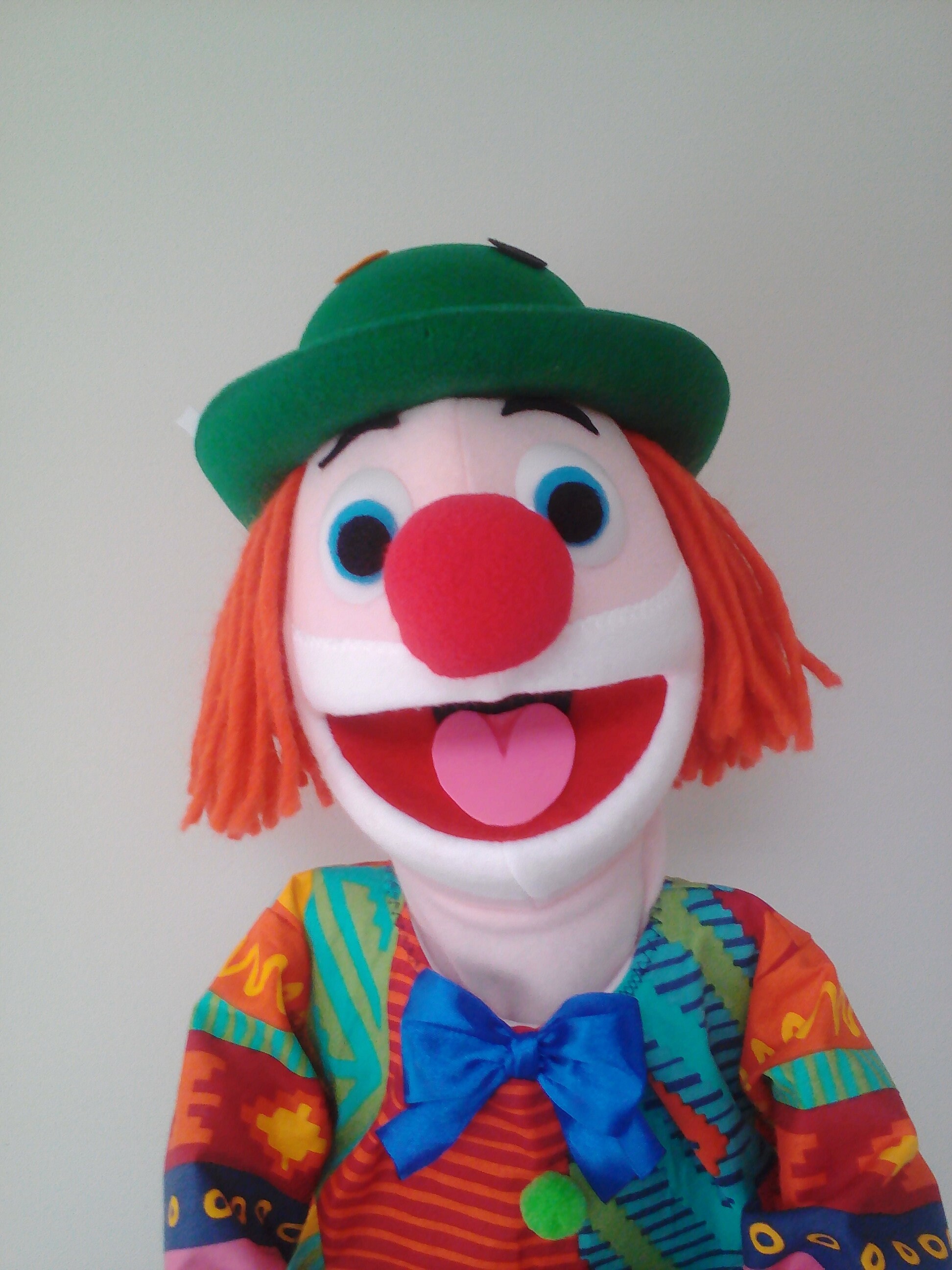 Clown Cartoon Ventriloquist Puppet Funny Puppet Professional | Etsy
