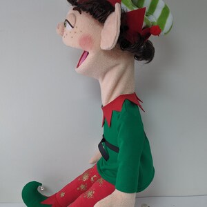 Handmade Elf Ventriloquist Puppet, Christmas Funny Puppet - Etsy
