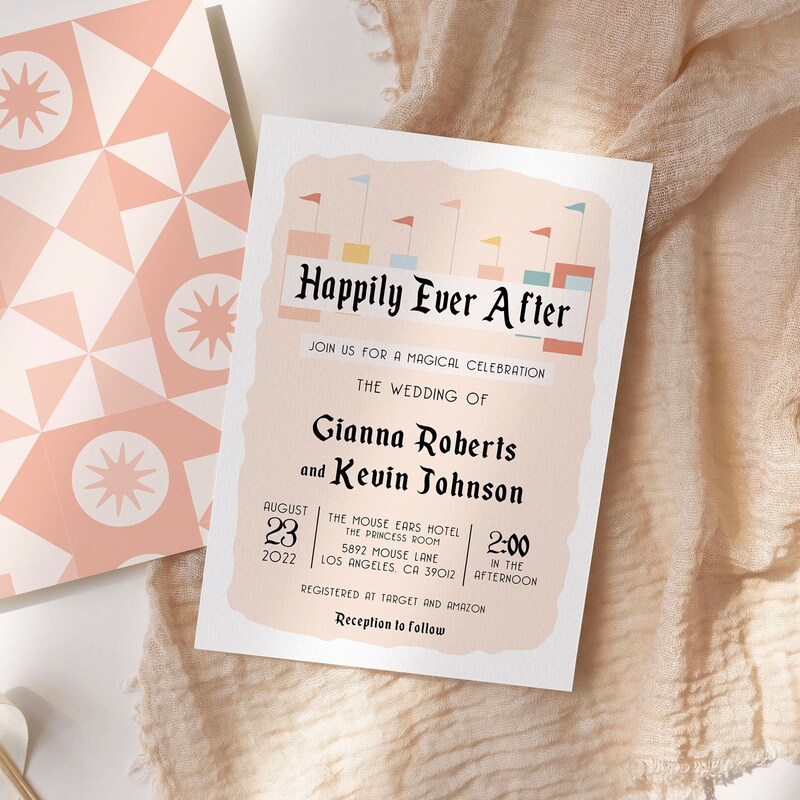 Retro Wedding Invite - Etsy