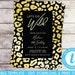 EDITABLE Let's Go Wild Birthday Invitation Leopard Print - Etsy