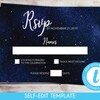 Editable Floral Paris RSVP Card Paris Wedding Reply Card Parisian ...