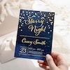 Editable Starry Night Prom Invitation Set School Dance Flyer Invitation Prom Tickets Homecoming ...