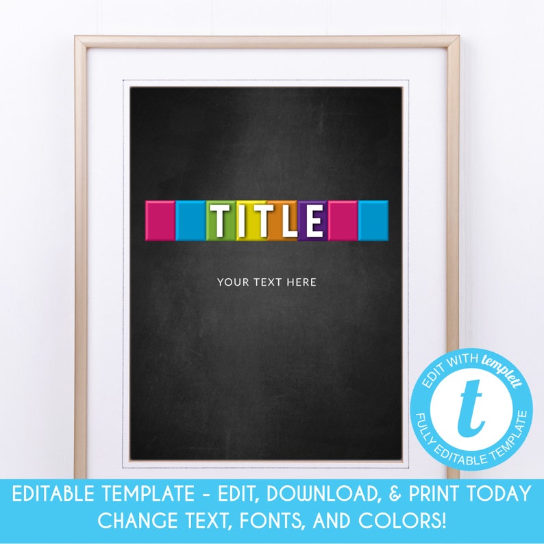 Game Night Party Favor Tag: Adult Birthday Thank You (editable Template ...