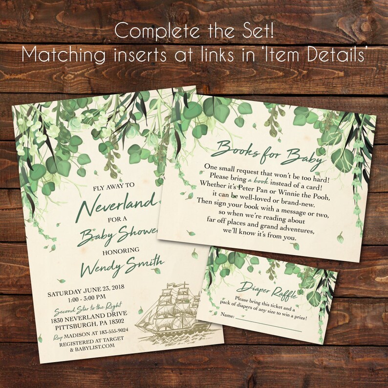 Instant Download Peter Pan Diaper Raffle Sign Sign 8x10 - Etsy