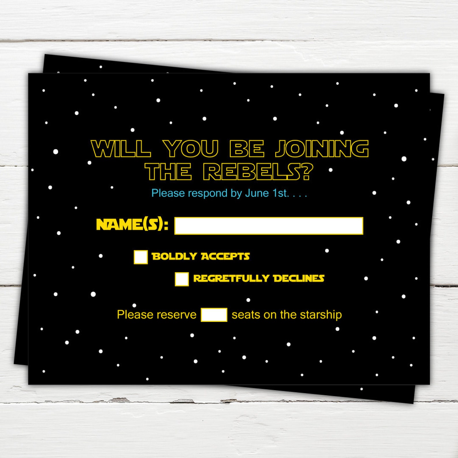 EDITABLE Star Wars Wedding Seating Chart 20x30 24x36 | Etsy UK