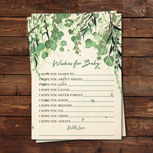 Instant Download Peter Pan Wishes for Baby Card Baby Shower - Etsy