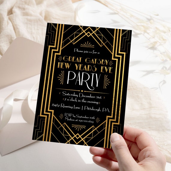Great Gatsby Design Template