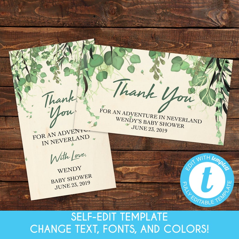 Instant Download Peter Pan Wishes for Baby Card Baby Shower | Etsy