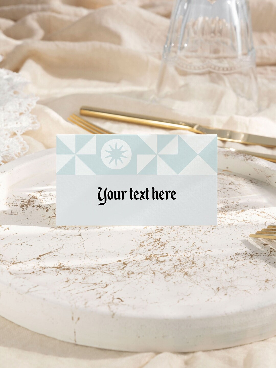 EDITABLE Vintage Theme Park Place Card Tent Retro Theme Park Name Card ...