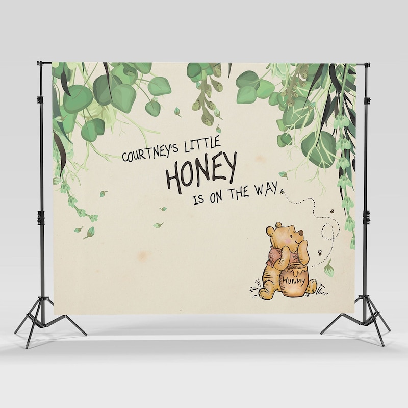 Winnie the Pooh Baby Shower Backdrop - Etsy
